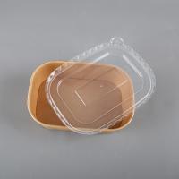 China PP Lid Serving Disposable  Paper Takeaway Fruit Salad Containers for sale