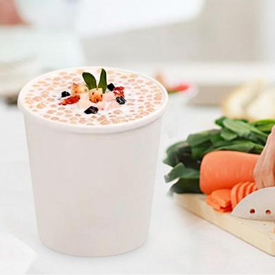 Cina ciotole di minestra asportabili biodegradabili 8oz con la cassaforte del contatto dell'alimento dei coperchi in vendita