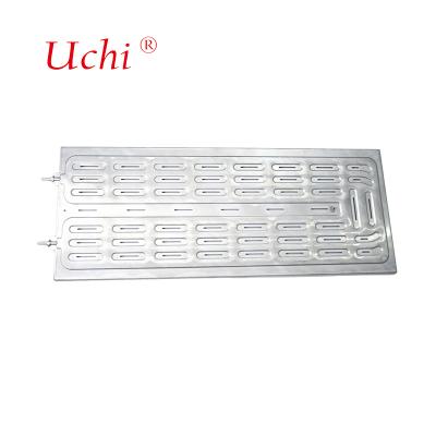 China Battery Ess Aluminum Liquid Cold Plate Braze Evaporator Fluid Cooled Thermal System for sale