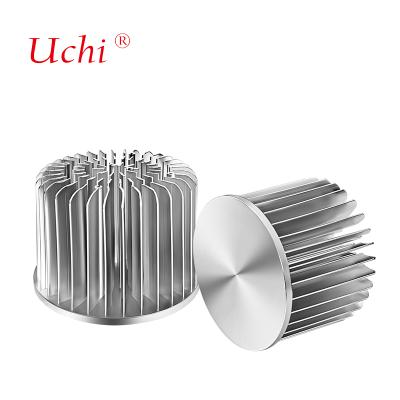 China 100mm Silver Casing Radial Cold Forged Heat Sink Aluminum Design for sale