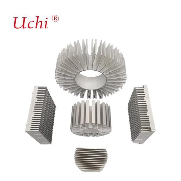Quality 30W Anodized Tubular Heat Sink Skived Thermal Dissipation Solution for sale