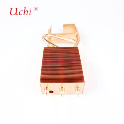 China 220W Copper Fin Heat Sink Buckle Type for Projector Lamp Optical Cooling for sale