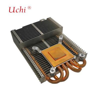 China Aluminum Buckle Fin Stacked Active Composite Heat Sink for Server Optical Module for sale