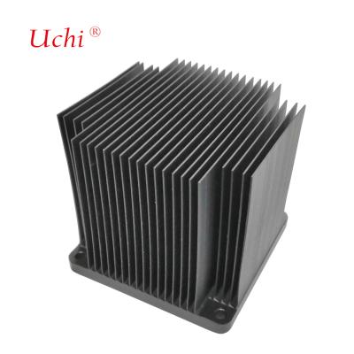 China Amplifier Aluminium Extrusion Skived Heatsink Heat Sink Power Cooling for sale