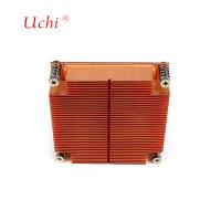 China Custom Copper Thick Fin Skived Heat Sink Electronic Cooling Solution for sale