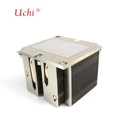 China Black Extruded Heat Sink CNC Machining CPU Server Application Cooling for sale