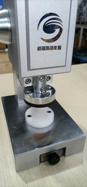 Quality Lab Manual Coin Cell Assembly Machine For Electrode Separator Cutting Punching for sale