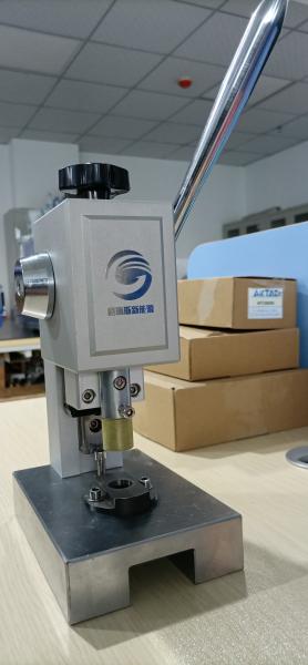 Quality Lab Manual Coin Cell Assembly Machine For Electrode Separator Cutting Punching for sale