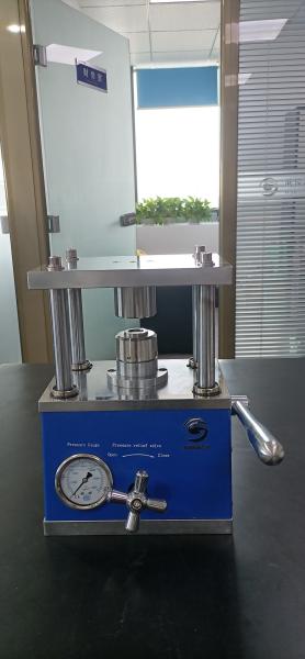 Quality Manual Coin Cell Crimper Crimping Machine For CR2032 CR2025 CR2016 Batteries for sale