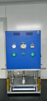 China Semi-automatische zakcellen accu elektrode die cutter snijmachine voor laboratoriumonderzoek Te koop