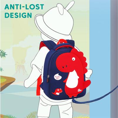 Cina la scuola impermeabile dei bambini del fumetto dello zaino dei bambini del dinosauro 3d insacca l'OEM in vendita