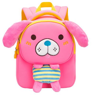 Cina Regalo sveglio dei bambini della borsa del bambino del cane del neoprene della peluche dello zaino della peluche dei bambini del fumetto in vendita