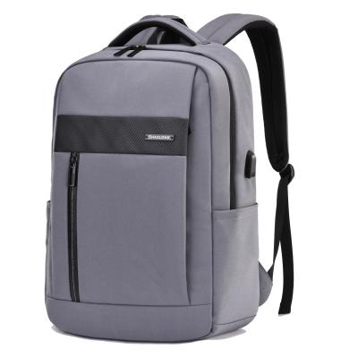 Cina zaino USB del computer portatile di affari 15.6inch che fa pagare la borsa di cuoio nera del computer portatile in vendita