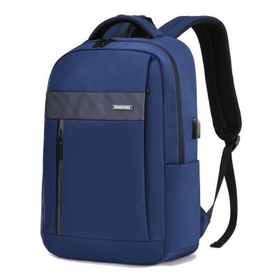 Cina zaino USB del computer portatile di affari 15.6inch che fa pagare la borsa di cuoio nera del computer portatile in vendita