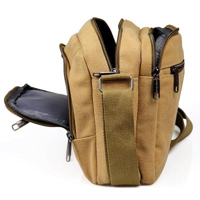 Cina Borsa a tracolla d'annata solida di Bag Casual Portable del messaggero della tela del fermaglio in vendita