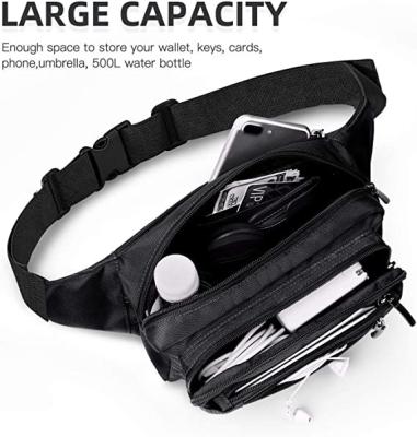 Cina Le donne di Bum Fashion Fanny Pack Men innaffiano la borsa resistente della vita con 6 tasche zippate in vendita