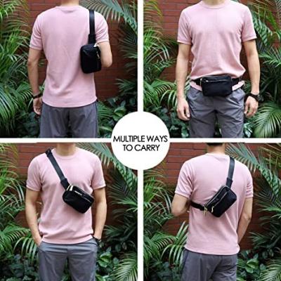 Cina Modo casuale Fanny Pack Adjustable Belt Bag per il viaggio di allenamento di aria aperta in vendita