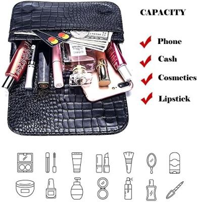 Cina Piccolo ente inter- Fanny Pack Pu Leather Purses del coccodrillo con le tasche del telefono cellulare in vendita