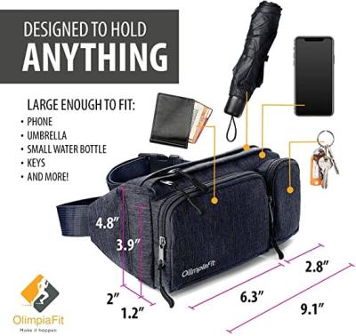 Cina Borsa di Fanny Pack Hiking Cute Waist di modo di 6 tasche in vendita