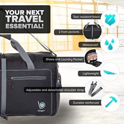 Cina Zaino pieghevole del Duffel della borsa di Duffle di sport 60l per il peso leggero degli uomini delle donne impermeabile in vendita