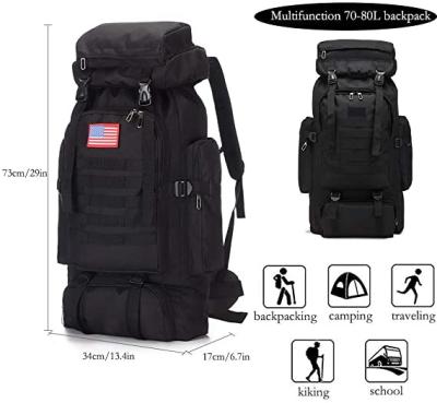 Cina 70l che si accampa facendo un'escursione viaggio impermeabile Daypack dello Zaino di Molle dello zaino in vendita