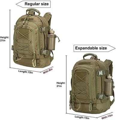 Cina Materiale di campeggio militare tattico estensibile di Oxford dello zaino 60l in vendita