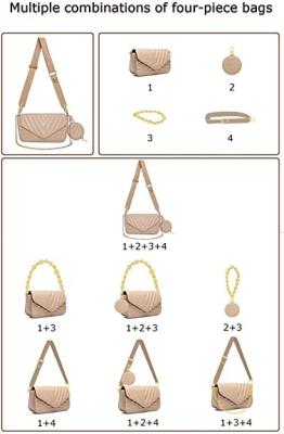 Cina Borsa alla moda di Small Quilted Crossbody del progettista per le donne in vendita