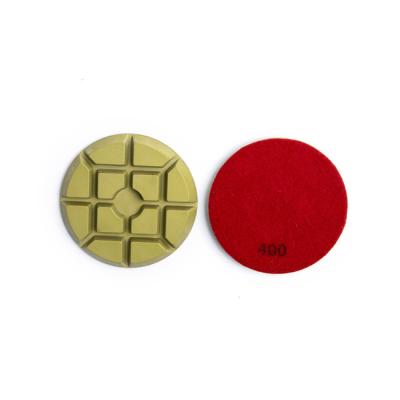 China 3inch 80mm Vierkante Schurende Concrete Vloer Diamond Polishing Pads Te koop