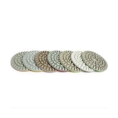 China 3mm Diamond Polishing Pads For Marble Vloer Hars In entrepot Te koop