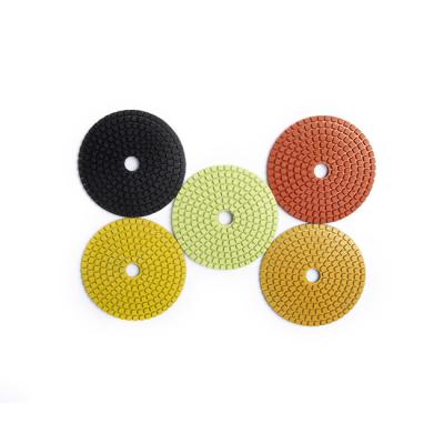 China 4 duimresin+ Diamond Powder Concretet Diamond Polishing Stootkussens Te koop