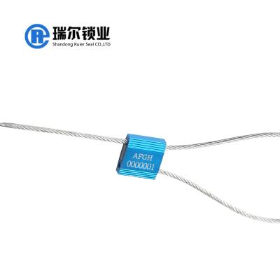 China ISO17712 custom color tamper proof security cable seals REP102 for sale