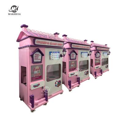 Cina Customize Highly Interactive Floss Cotton Candy Vending Machine With LCD Screen in vendita