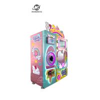China Automatic Cotton Candy Vending Machine 3000W 100-260V Full Electric Floss Maker for sale