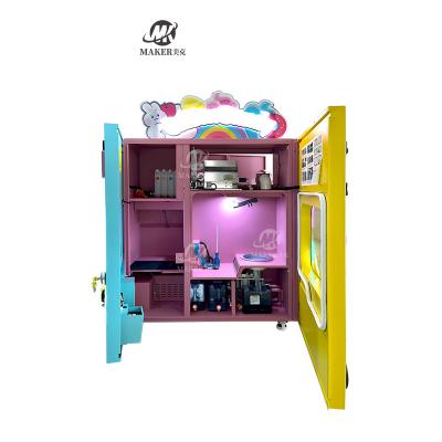 Cina Professional Candy Cotton Vending Machine Commercial Automatic Intelligent Colorful Sugar Making Machine Cotton Candy Ma in vendita