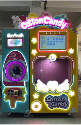 Cina Professional Full Automatic Cotton Candy Vending Machine Coin Operated Robot Electric with Cotton Candy Recipe Included in vendita