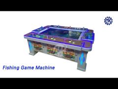 English / Chinese Fishing Game Machine Steel Material With HD Screen