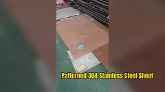 Decorative 304 Stainless Steel Sheet – Premium Patterned Metal Surface