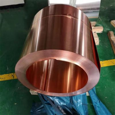 Cina 0.15-5.0mm striscia di rame pura della stagnola della bobina 99,99% C11000 per elettronica in vendita