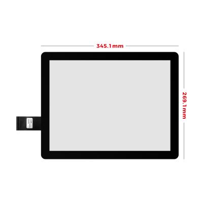 China 15 inch industrial projection capacitive touch screen, USB interface, free control, ilitek/eeti, source production factory 15.0 for sale