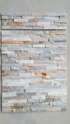 China Grey 014 Slate veneer cladding flat panel cultured stone stacked stone ledge stone glued flagestone with corner for sale