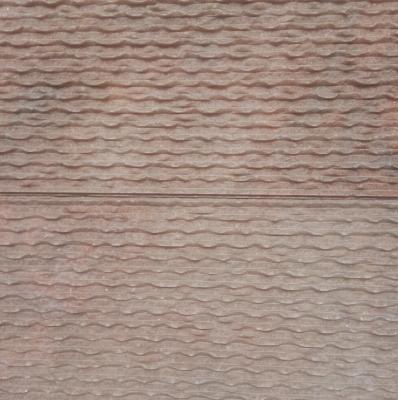 China Pink Natural stone waterfall panels cultured stone veneers stacked stone glued wall cladding tiles panels for sale