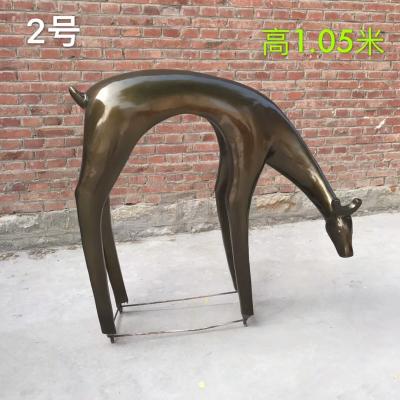 China fiber glass resin cony statues deers scupltures outdoor garden statues abstract statues animals statues decorations for sale