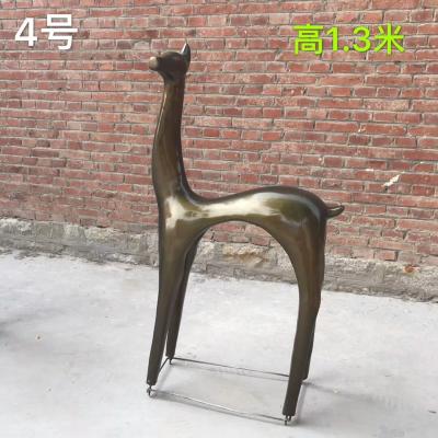 China fiber glass resin cony statues deers scupltures outdoor garden statues abstract statues animals statues decorations for sale