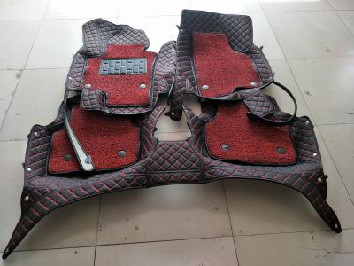 China Customized leather fod mat car sedan use 4 pcs full set carpet car mat for sale