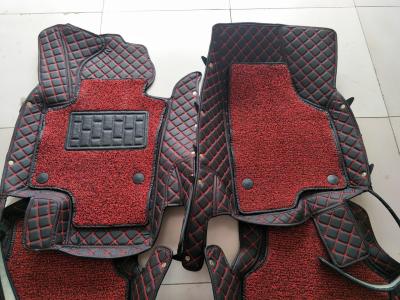 China Customized leather fod mat car sedan use 4 pcs full set carpet car mat for sale