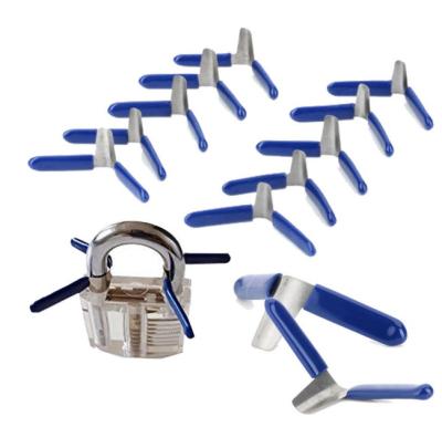 China Top Quality 10Pcs Picks Set Lock Pick Lockpicking Opener Lock Pick Set Locksmith Tool for sale