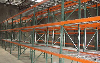 China USA Q235B Steel Teardrop Pallet Rack for Warehouse for sale