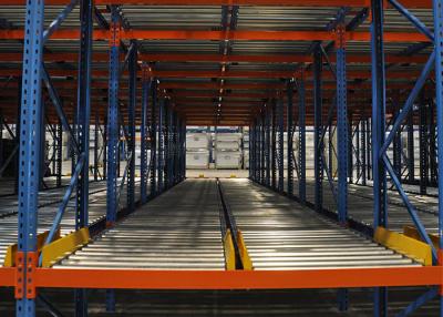 China Carton Flow Rack with Gravity Roller for sale