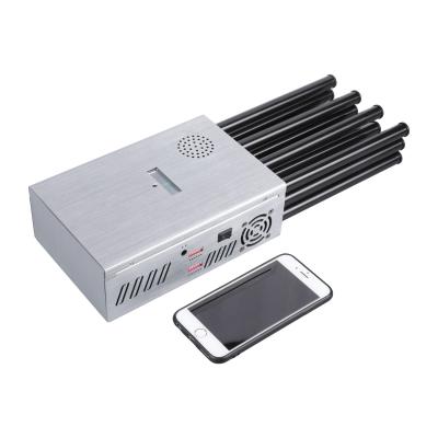 China 37W Portabe 12 Antennas  2G.3G.4G.5G Cell Phone Signal Jammer .LORA.GPS.5.2G.5.8G WIFI With High Gain 2.5dbi Antenna à venda