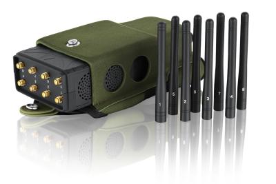 China Do jammer portátil do sinal das antenas de Hotsale 8 jammer handheld do telefone celular com versão de nylon do lojack do caso à venda
